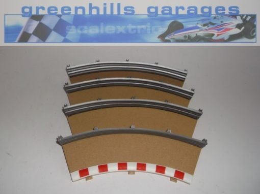 Greenhills Scalextric Radius 1 Curve Outer Borders and fencing Stone x ...