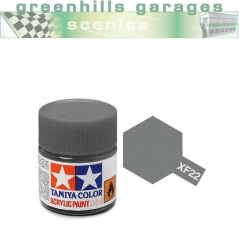 Greenhills Tamiya 10ml Bottle of Acrylic Paint – RLM Grey XF-22 – C571 ...
