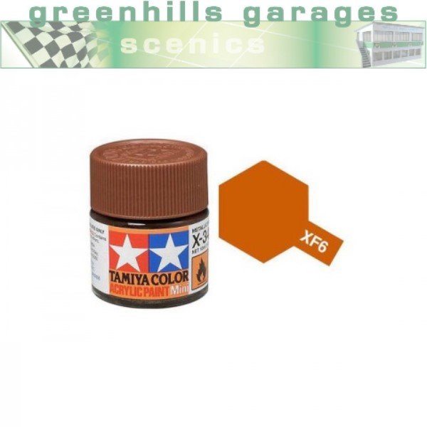 Greenhills Tamiya 10ml Bottle of Acrylic Paint – Copper XF-6 – C551 ...