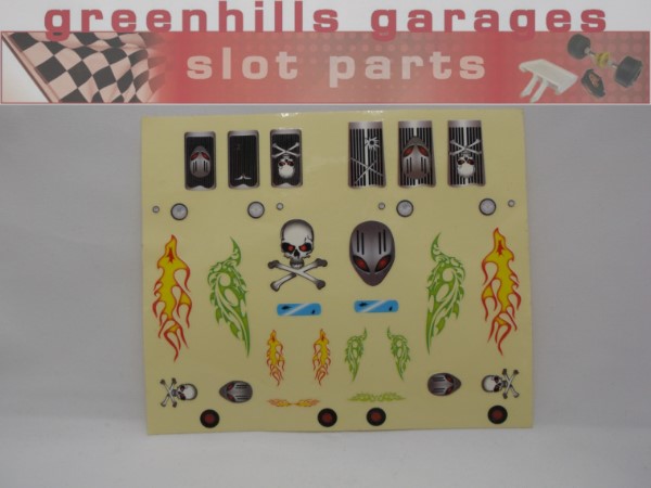 Greenhills Scalextric ”Bash and Crash” Decal Sticker Sheet – NEW ...