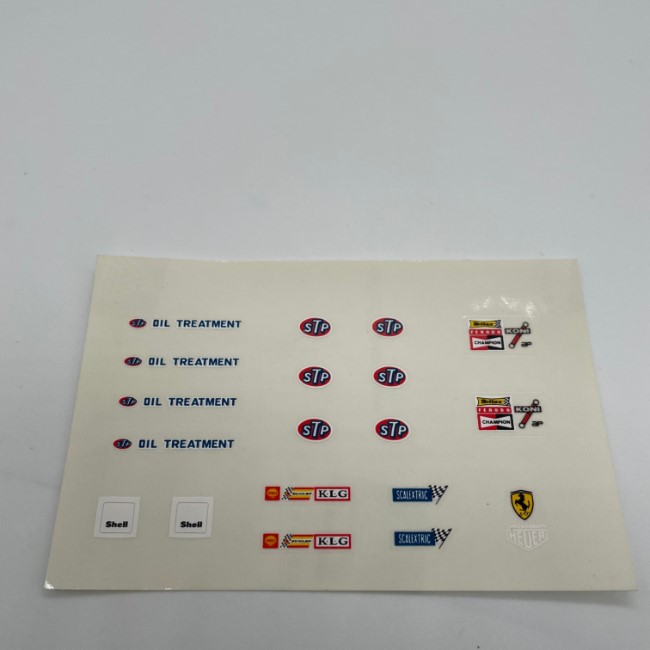 Greenhills Scalextric March Ford C26 & Ferrari C25 Decal Sticker Sheet ...