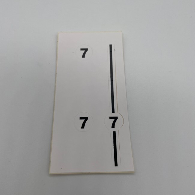 Greenhills Scalextric No. 7 Roundel & Cabin Stripe for C83 Tiger & C84 ...