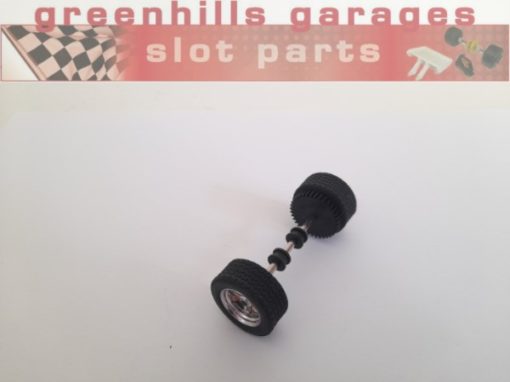 Greenhills Scalextric Ford GT40 Rear Axle Wheels, Tyres + Pinion – New ...