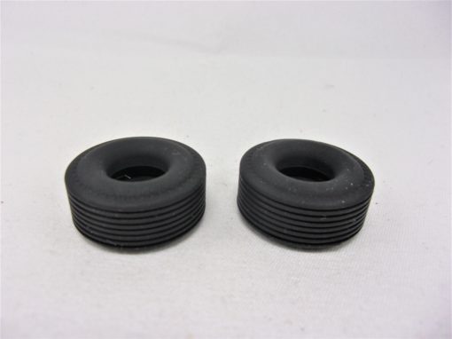 Greenhills Scalextric Repro Griptrack rear tyre pair Power Sledge cars ...