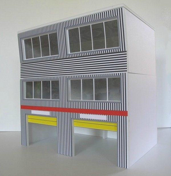 Greenhills Slot Car Building 3 Storey Modern Pit Boxes Kit 1:32 Scale ...