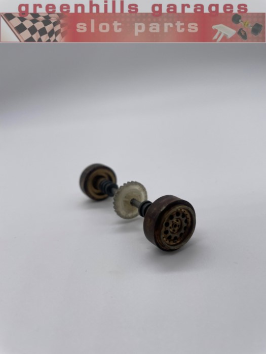 Greenhills Scalextric BMW M1 Gold Rear Axle & Wheels – Used – P8551 ...