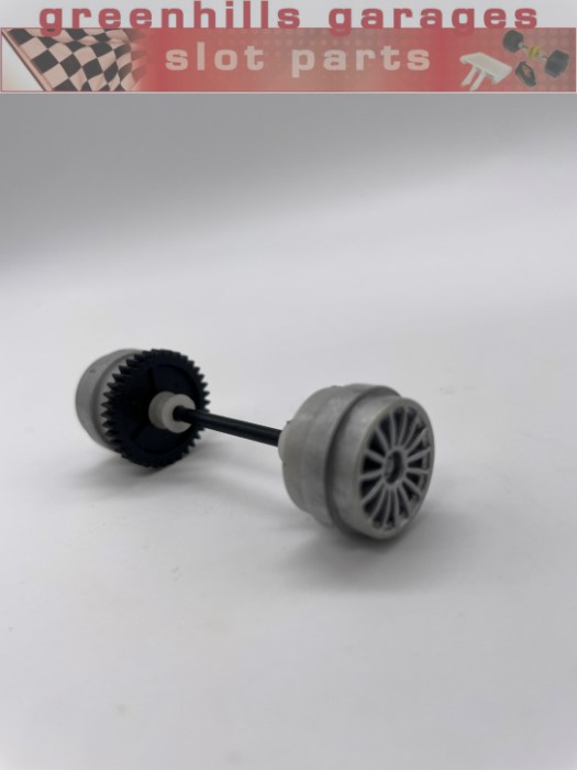 Greenhills Scalextric Jaguar XKR GT3 Silver Rear Axle & Wheels – Used ...