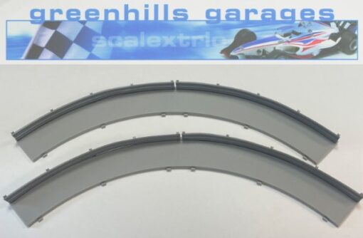 Greenhills Scalextric Double Curve Border & Fencing Grey BW – Used ...