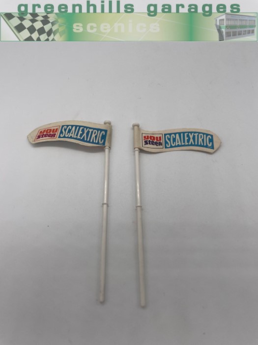 Greenhills Scalextric Original You Steer Bollard Flag Pair – Used ...