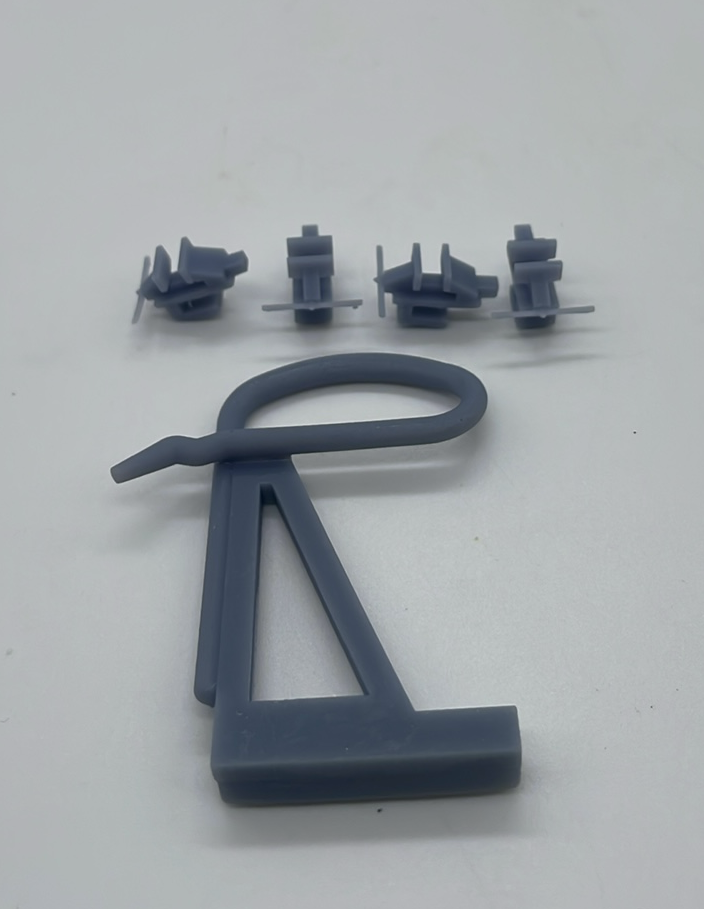 Greenhills Grey Fuel Bracket & Hose + 4 x Vice’s for Scalextric Pit ...