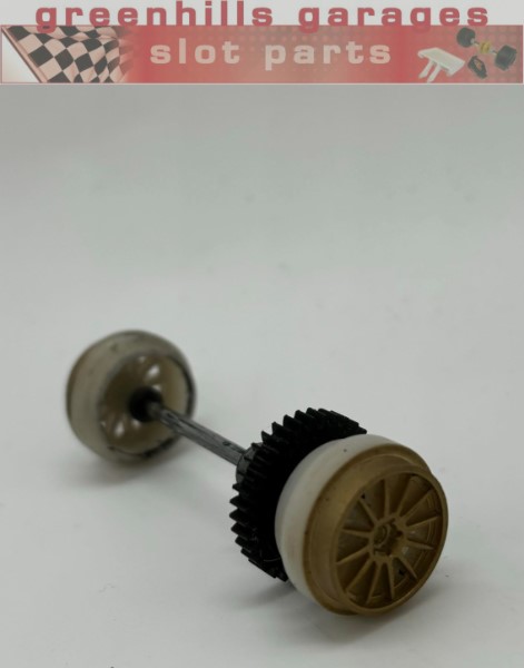 Greenhills Scalextric Lotus Evora Gold Rear Axle & Wheels – Used ...