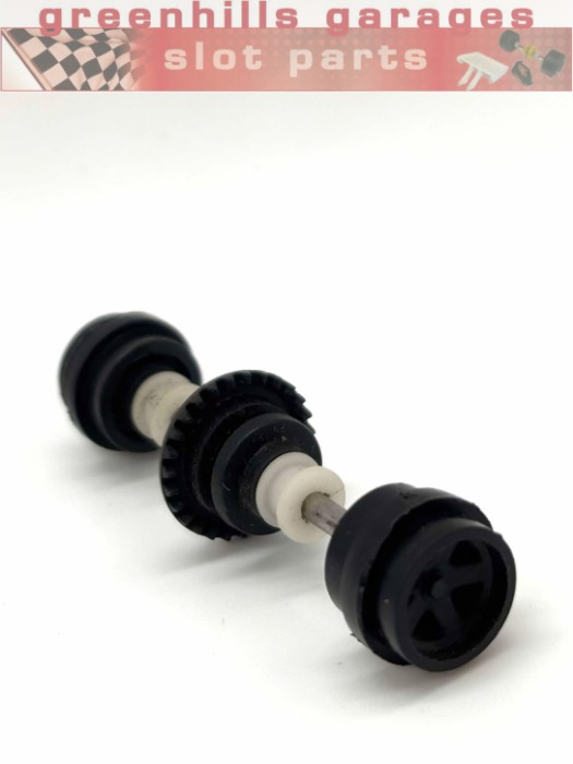 Greenhills Scalextric Mini Cooper Rear Axle & Black Wheels – Used ...