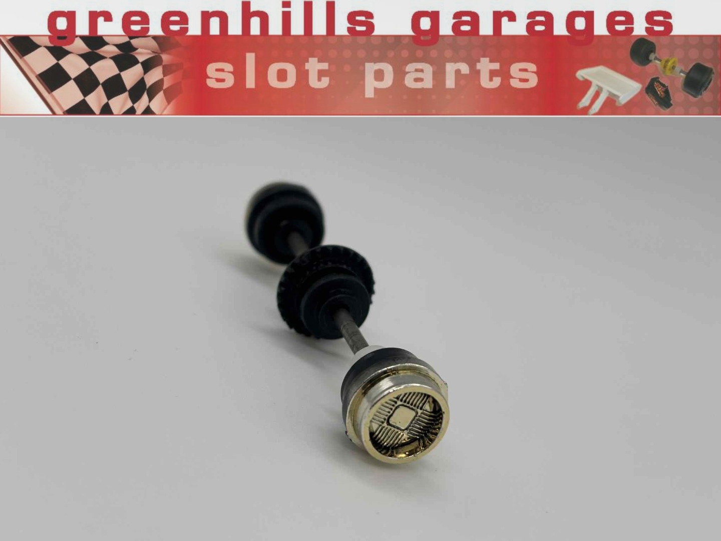 Greenhills Scalextric Datsun 4×4 Truck Gold Rear Axle & Wheels – Used ...